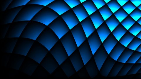 Sharp Blue Plates Scales Mail Panels Stock Footage Video (100% Royalty ...