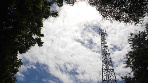 Time Lapse Older Cell Tower Antennas Stock Footage Video (100% Royalty-free) 1074427994 ...