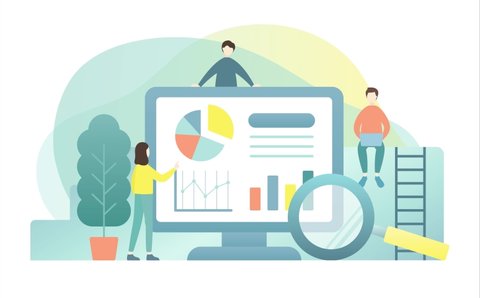 Flat Animation Desktop Computer People Icons Stock Footage Video (100% ...