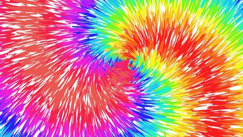Tie Dye Abstract Background Animation Loopable Stock Footage Video (100 ...