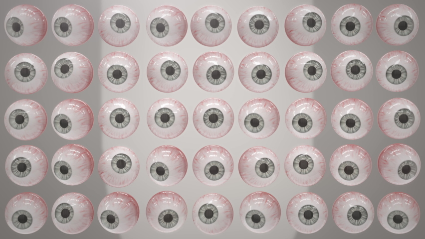 Eyes, Alien Eyeballs Observing, Looking Stock Footage Video (100% ...