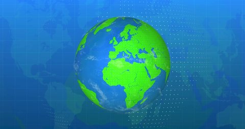 3d Earth Rotation 4k Loop Stock Footage Video (100% Royalty-free ...