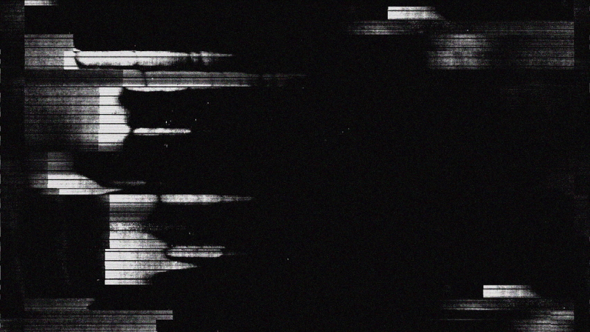 A retro damaged VHS static distortion defect overlay. This overlay ...