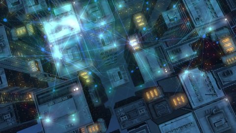 Smart City 3d Building Animation Stock Footage Video (100% Royalty-free ...