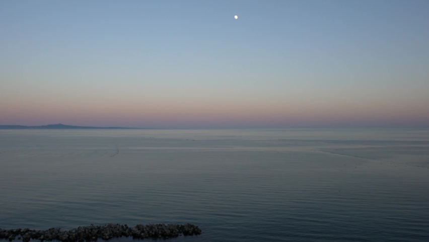 view nemuro strait kunashiri island rausu Stock Footage Video (100% ...