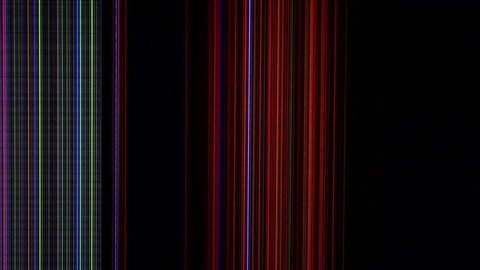 Colorful Stripes On Broken Lcd Tv Stock Footage Video (100% Royalty ...