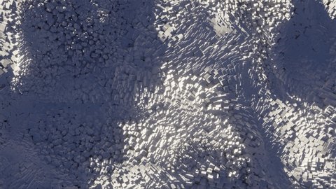 Sea Particles Looped Textures Showing Squared Stock Footage Video (100% ...