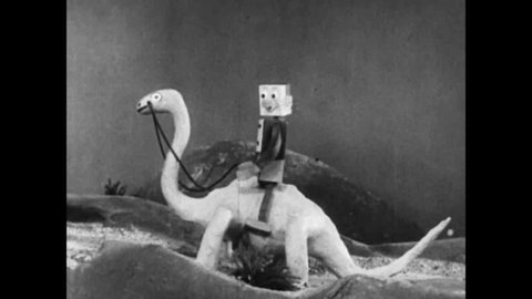 Circa 1920s This Silent Stopmotion Film Stock Footage Video (100% ...