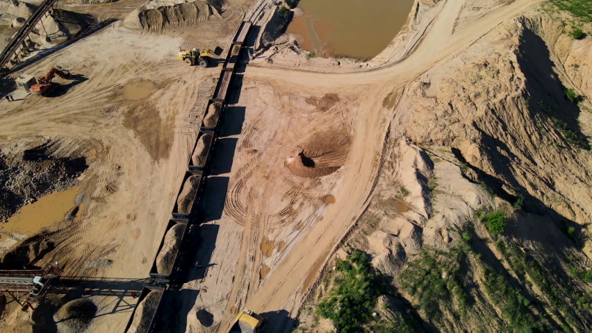 mining dump truck works open pit Stock Footage Video (100% Royalty-free ...