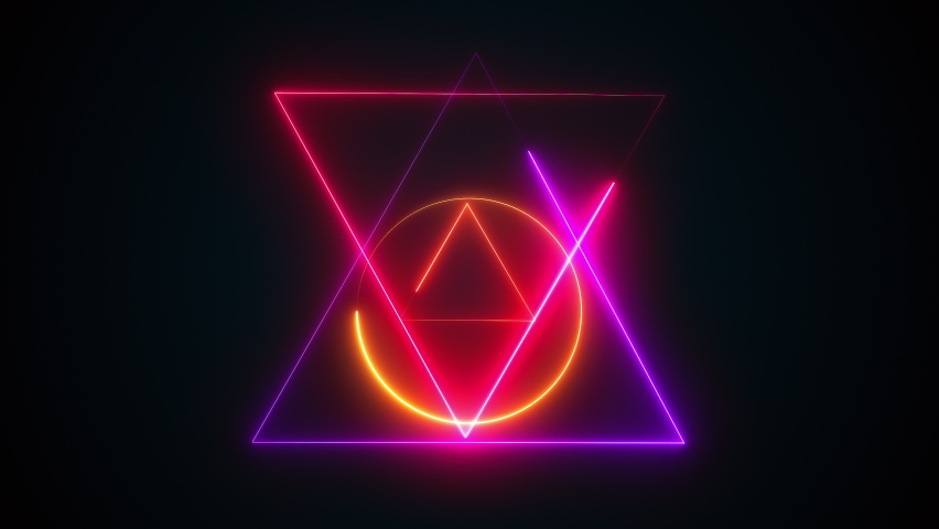 gothic, occult sign with pentagram Signs & Symbols Videos | Creative Market