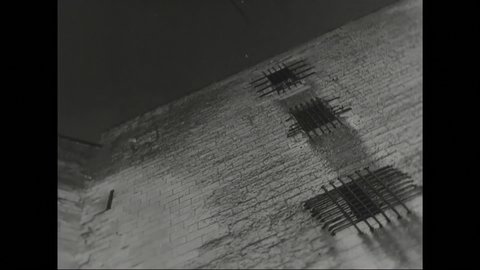 1940s Castle Jail Cell Barred Door Stock Footage Video (100% Royalty ...