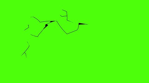 Rotating Electric Shock Effects On Green Stock Footage Video (100% ...