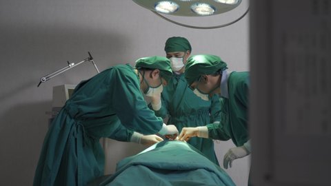 Surgeon Operating Chest Open Surgery Room Stock Footage Video (100% ...