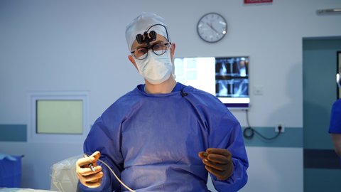 Doctor During Surgery Operating Room Surgical Stock Footage Video (100% ...