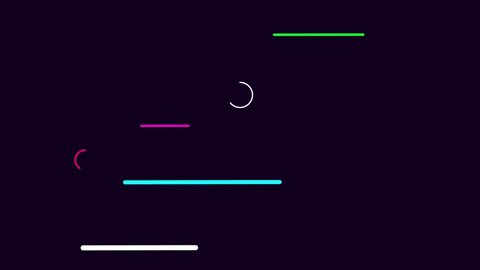 Seamless Loop 2d Animation Horizontal Lines Stock Footage Video (100% ...