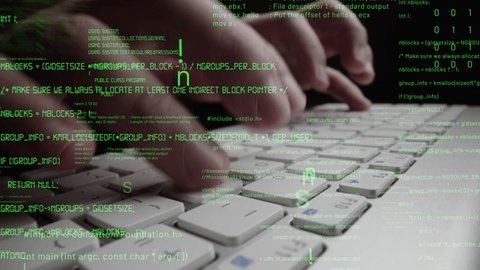 Artificial intelligence keyboard Stock Video Footage - 4K and HD Video ...