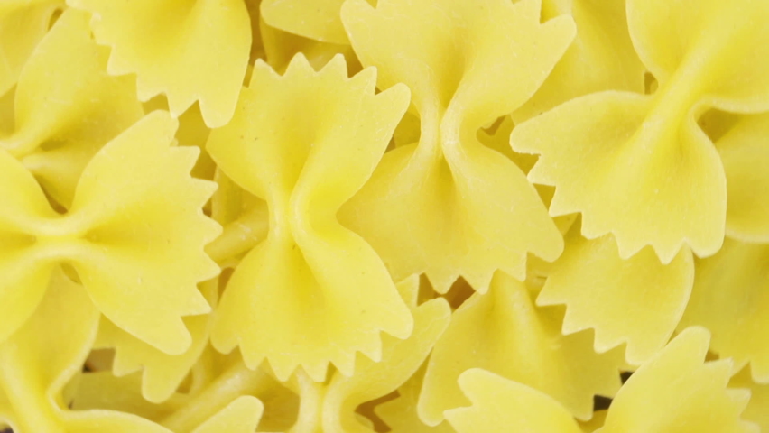 Farfalle - Bow Shaped Pasta Stock Footage Video (100% Royalty-free ...