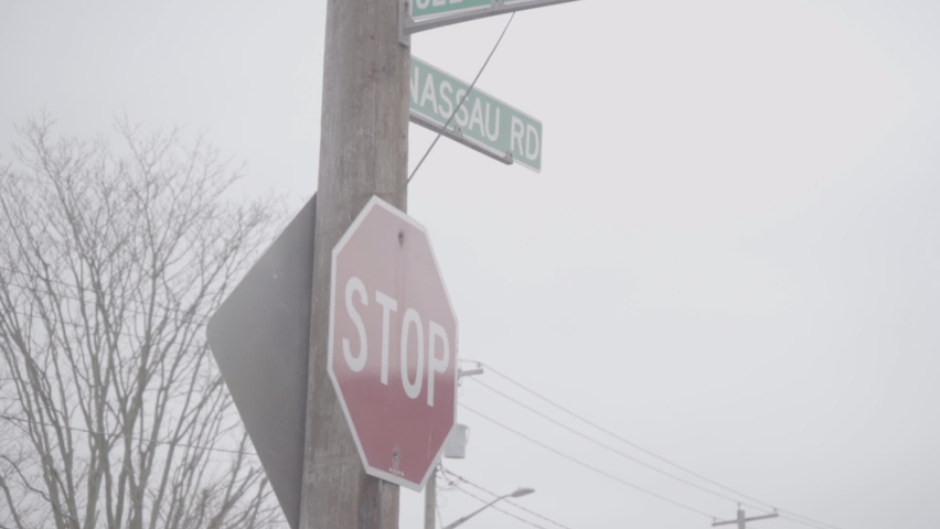 7 Bent stop sign Stock Video Footage - 4K and HD Video Clips | Shutterstock