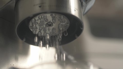 Cleaning Washing Espresso Machine Group Head Stock Footage Video (100% ...