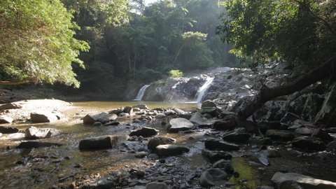 Natural Colombian Reserve Quebrada Valencia Stock Footage Video (100% ...