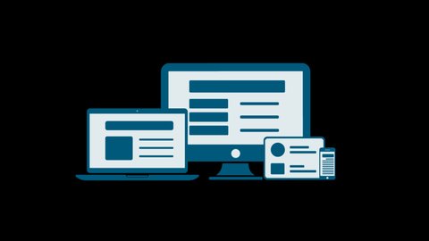 4,890 Phone laptop icons Stock Video Footage - 4K and HD Video Clips ...