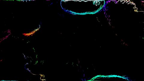 Colorful Moving Wavy Lines Video Animation Stock Footage Video (100% ...