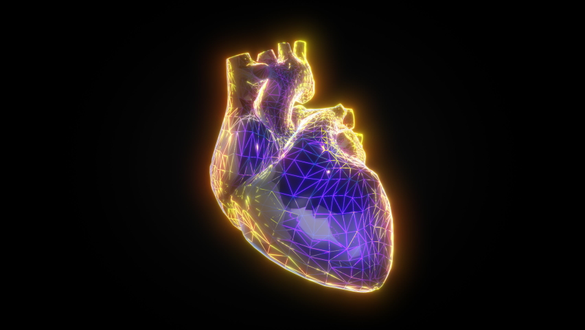 Human Heart Future Technology Medicine Stock Footage Video (100% ...