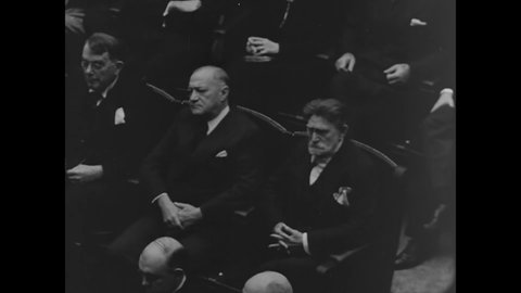 Circa 1920s New Session Congress Begins Stock Footage Video (100% ...