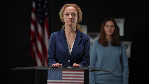 Blurred Sign Language Translator Showing Nuts Stock Footage Video (100% ...