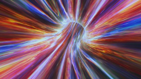 Space Warp Lightspeed Visual Loop Hyperdrive Stock Footage Video (100% ...