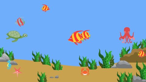 2d fish Stock Video Footage - 4K and HD Video Clips | Shutterstock