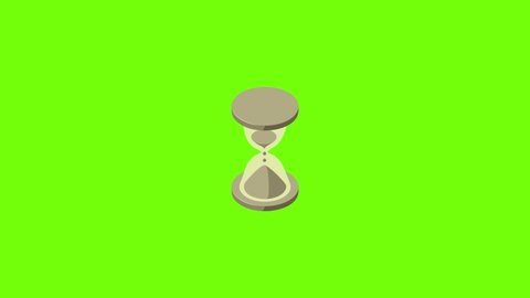 Loading Hourglass Cursor Icon Animation Cartoon Stock Footage Video ...