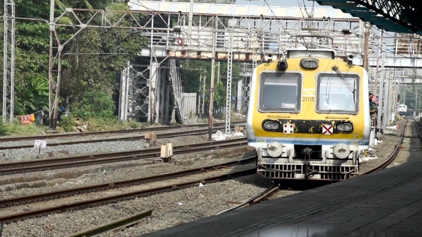 Local Train India Stock Video Footage - 4K and HD Video Clips ...