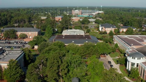 Coastal Carolina University Campus Clock Buildings Stock Footage Video ...