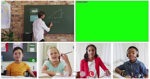 Animation Green Screen Video Screens Diverse Stock Footage Video (100% ...