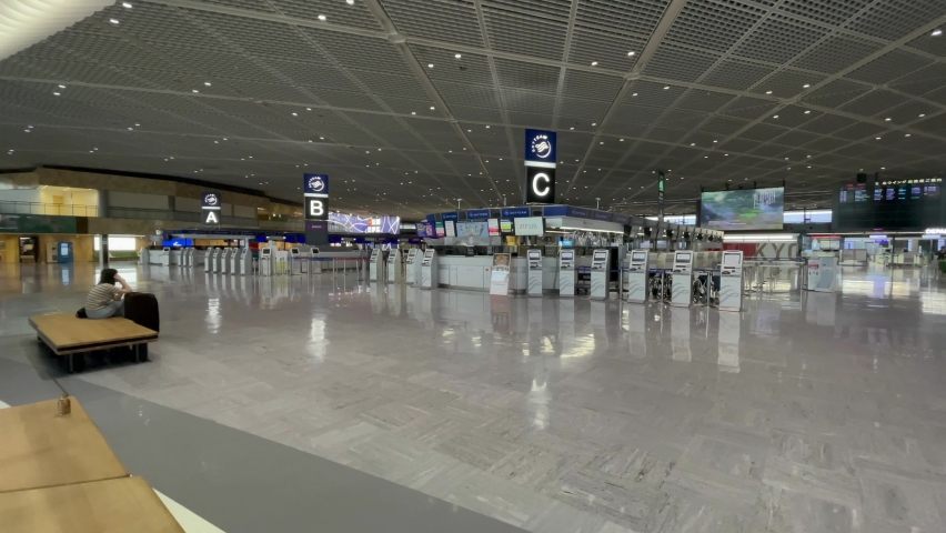 12 Haneda airport terminal 1 Stock Video Footage - 4K and HD Video ...