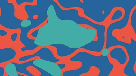 Lava Lamp Effect Looped Animation Abstract Stock Footage Video (100% ...