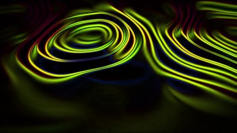 Abstract Forms Ripple Flow Video Background Stock Footage Video (100% ...