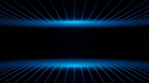 3d Animation Blue Abstract Background Neon Stock Footage Video (100% ...