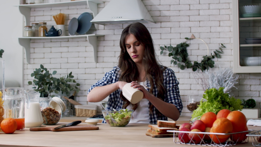 527 Woman pouring salt Stock Video Footage - 4K and HD Video Clips ...