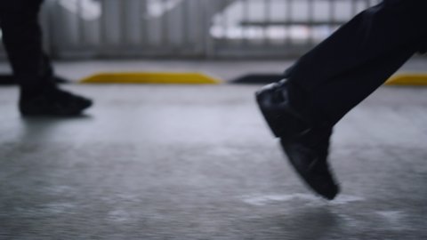 Swat Team Feet Going On Construction Stock Footage Video (100% Royalty ...