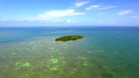 Aerial Video Indian Key Historic State Stock Footage Video (100% ...
