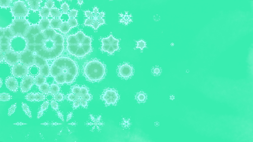 pretty green flower background 4k loopable Stock Footage Video (100% ...