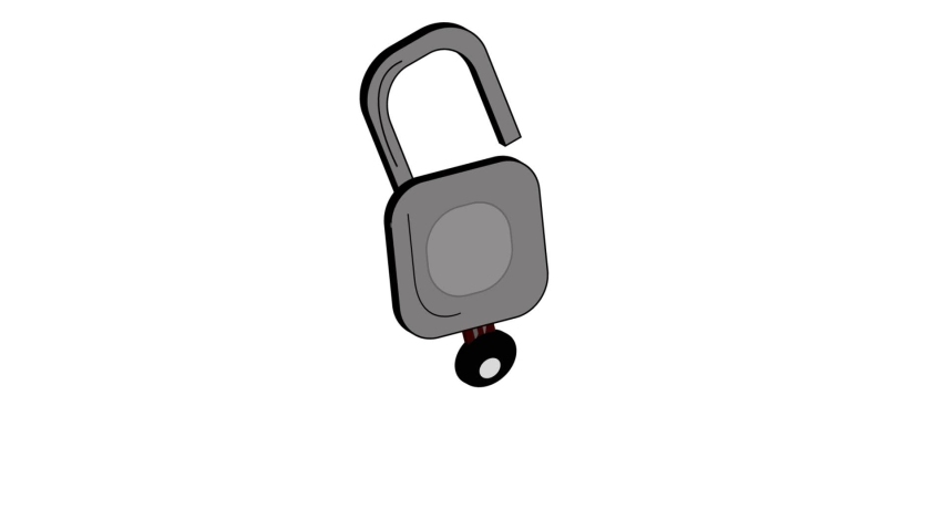 cool lock unlock animation Stock Footage Video (100% Royalty-free ...