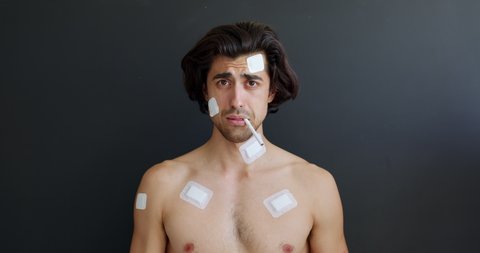 Sick person smoking Stock Video Footage - 4K and HD Video Clips ...