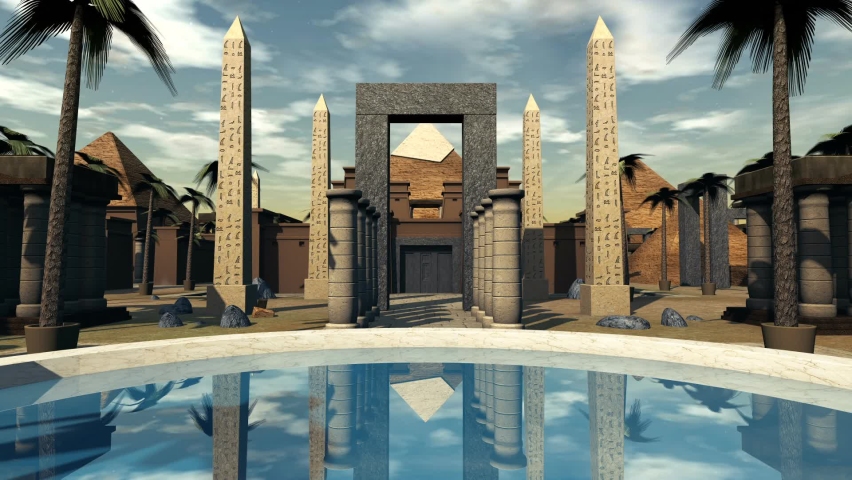 great travel through ancient archeology egypt Stock Footage Video (100% ...