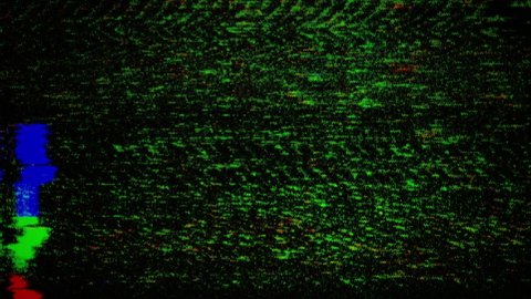 Vhs Noise Dynamic Visual Effect Color Stock Footage Video (100% Royalty ...