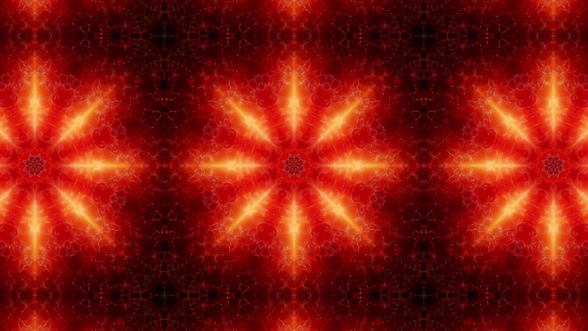 glowing red tangled line kaleidoscope loop Stock Footage Video (100% ...