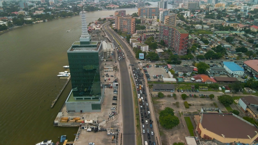 Falomo, Victoria Island, Lagos - Stock Footage Video (100% Royalty-free ...
