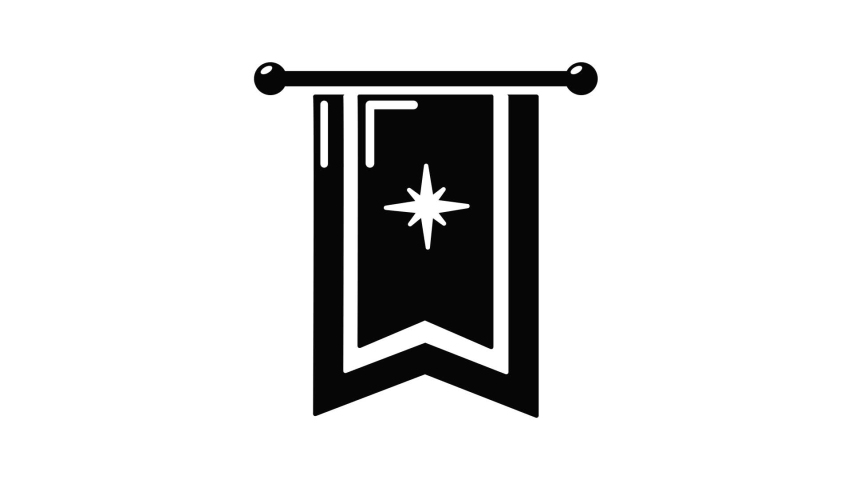 Heraldry scroll flag Stock Video Footage - 4K and HD Video Clips ...